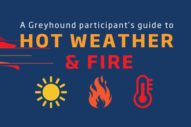 Message for participants re Code Red fire danger