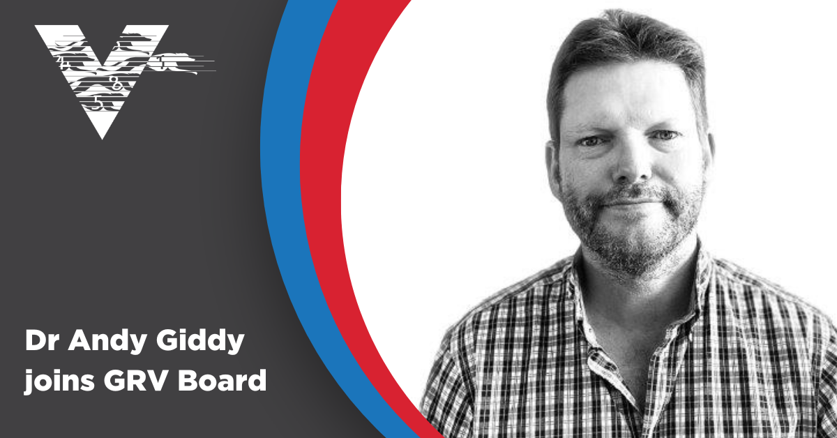 Dr Andy Giddy joins GRV Board